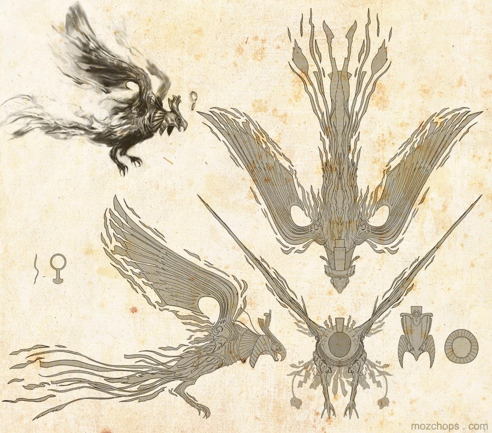 Magic Bird Full - Mozchops art and design - Mozchops art and design