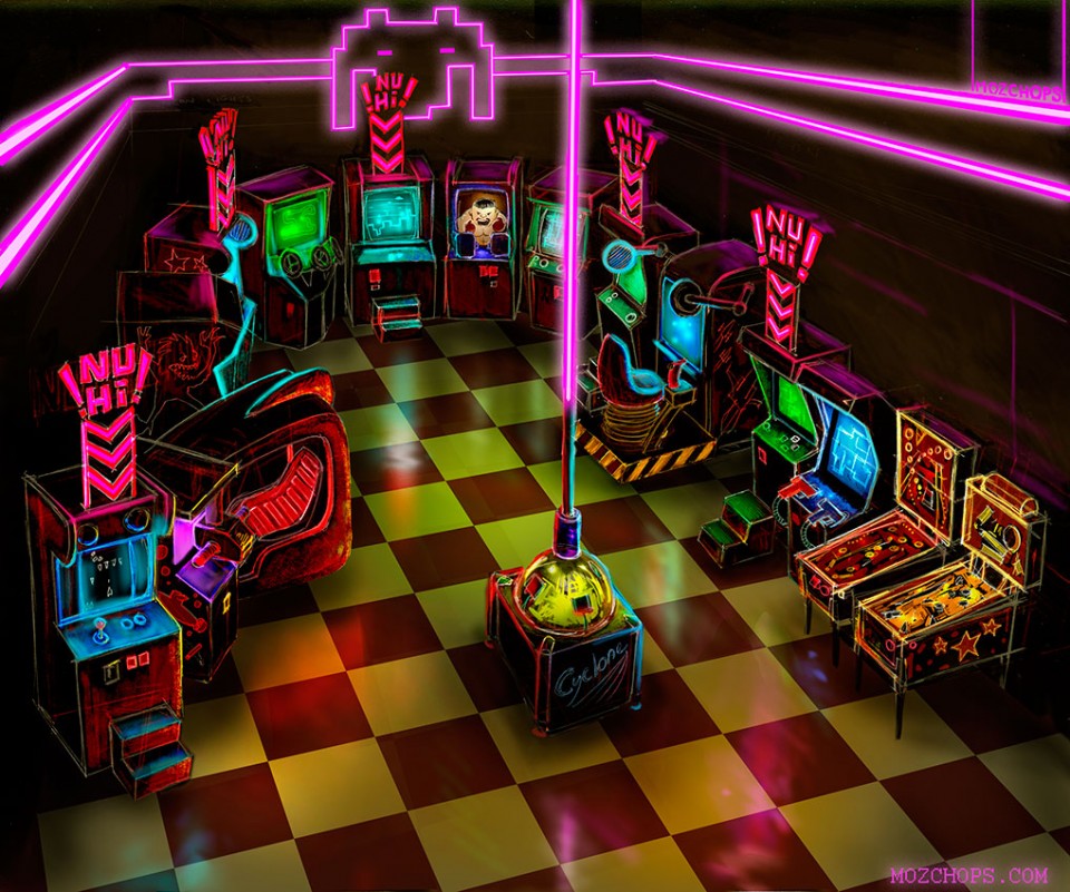 Video game arcade - Mozchops, DMP, art and design - Mozchops, DMP, art ...